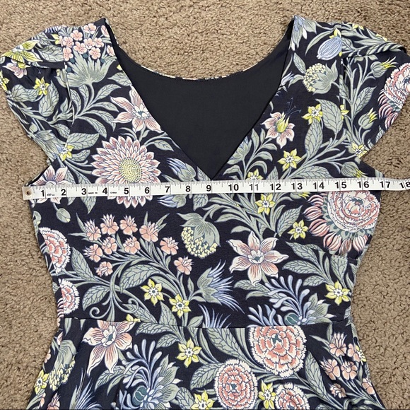 LOFT | Dresses | Loft Petite Floral Cap Sleeve Wrap Dress Nwt | Poshmark